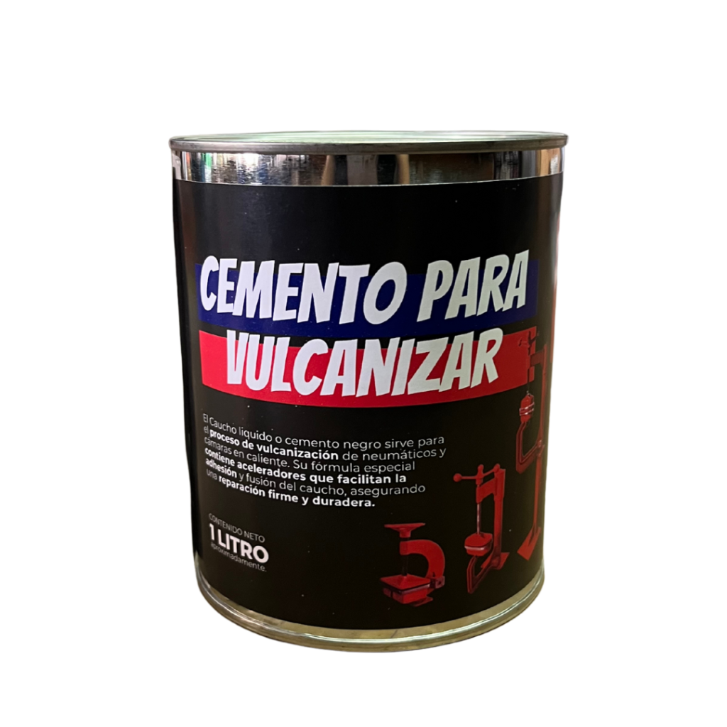 Cemento Negro para Vulcanizar de 1 Litro - Contrapesos Chile SpA